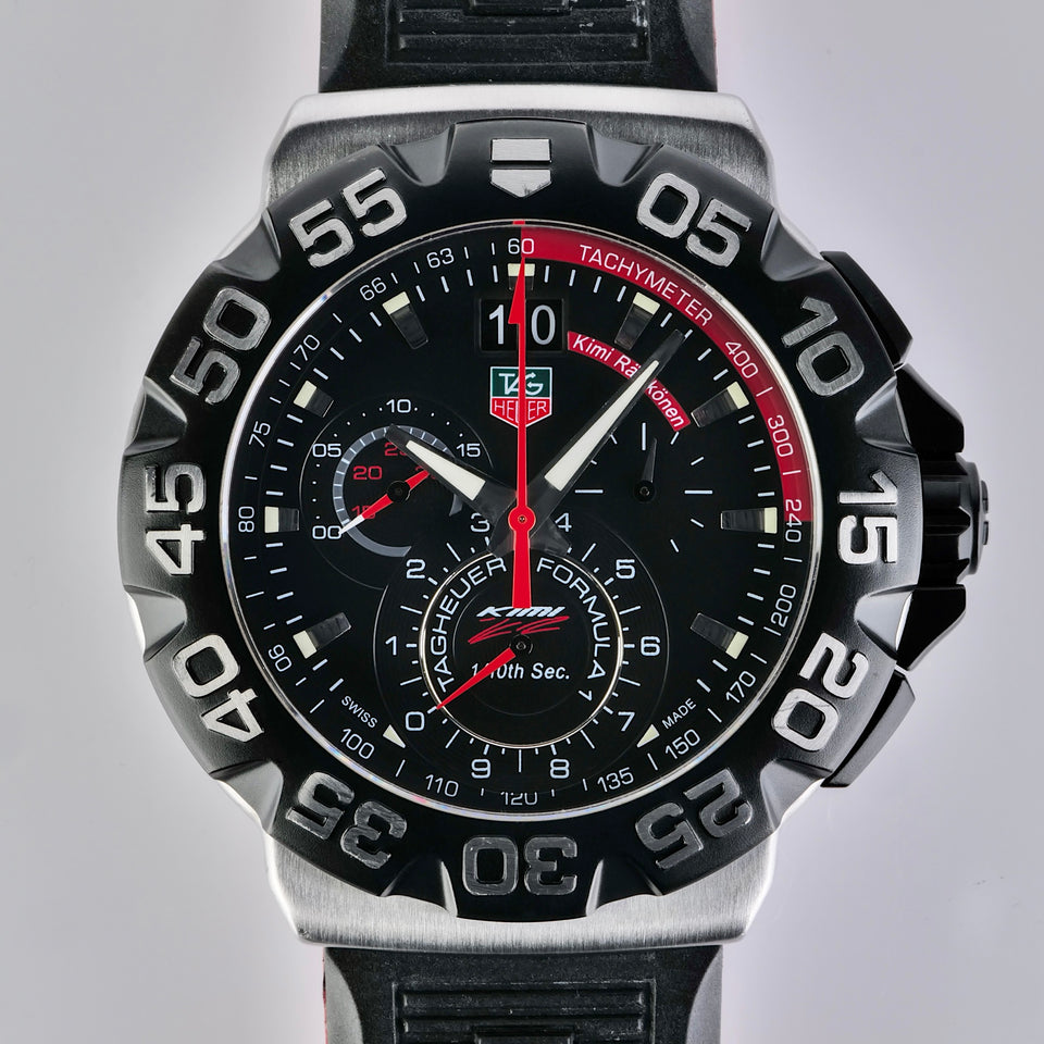 Tag Heuer Kimi Raikkonen Limited Edition Formula 1 Grande Date Chronog ...