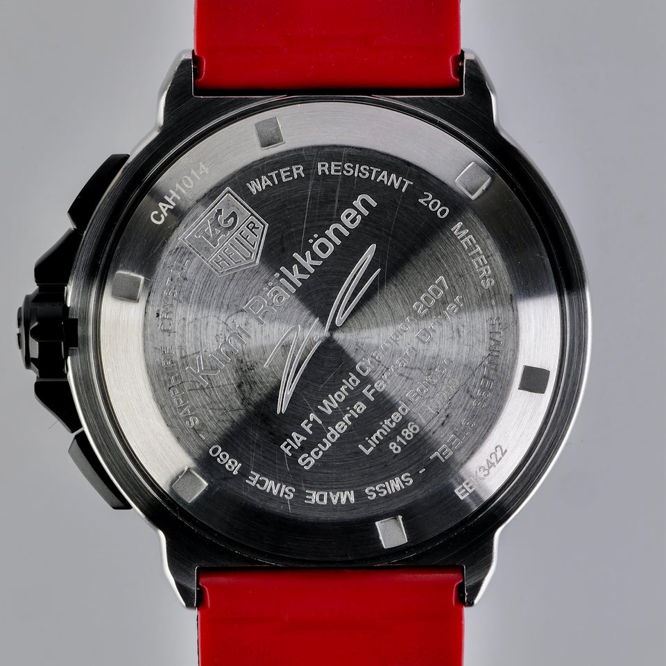 Tag Heuer Kimi Raikkonen Limited Edition Formula 1 Grande Date Chronog ...