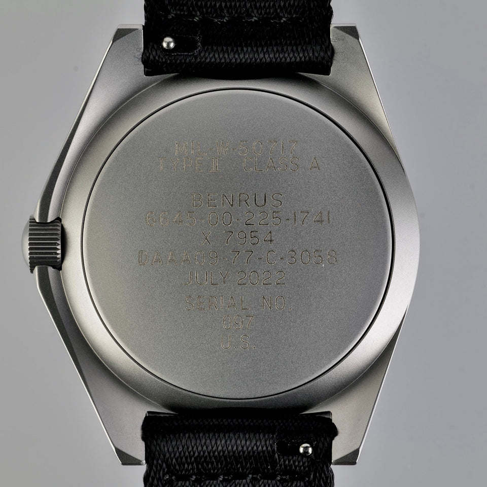 Benrus Type II Military Watch, Ref MIL-W-50717 97 – C.W. Watch Shop